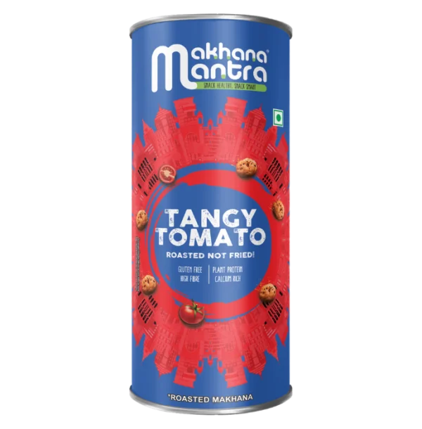 Tangy Tomato Roasted Makhana Can – snackmenutrition.com